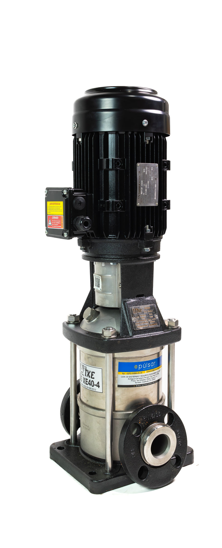 Bomba Vertical Multietapas 4 HP 220/440V T3.5XE40-4 — Pulsar Water