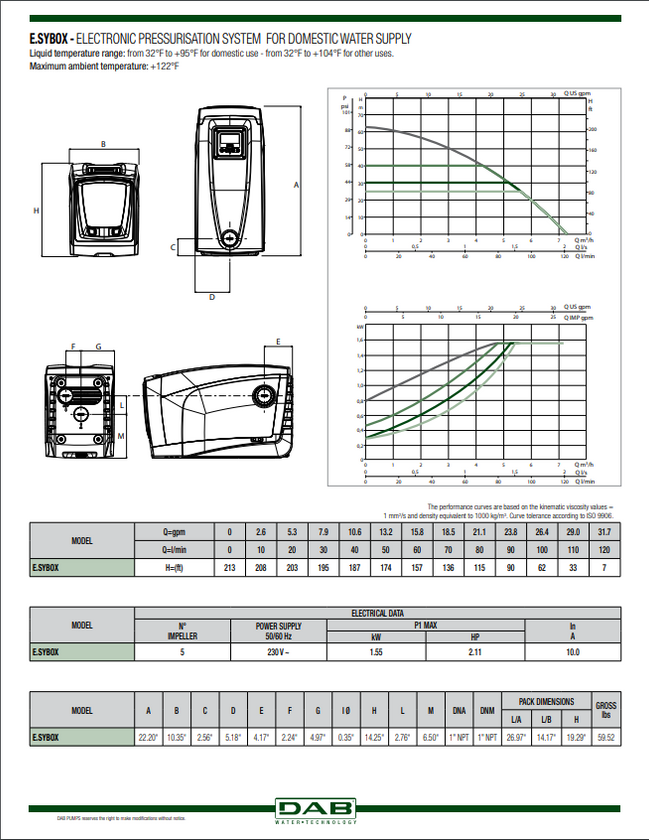 Bomba Presurizadora E.syBox 2.1 hp 220v — Pulsar Water
