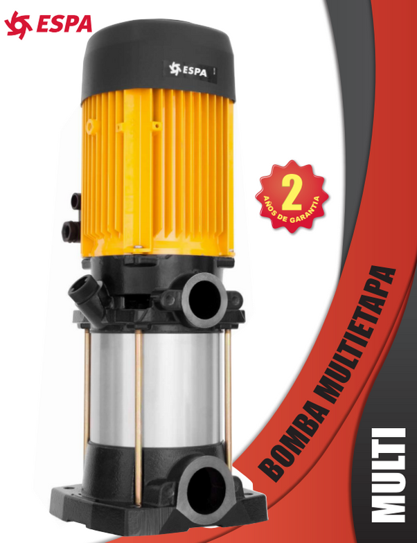 Bomba Vertical Multietapas MULTI35-3 2HP 220/440V 3F — Pulsar Water