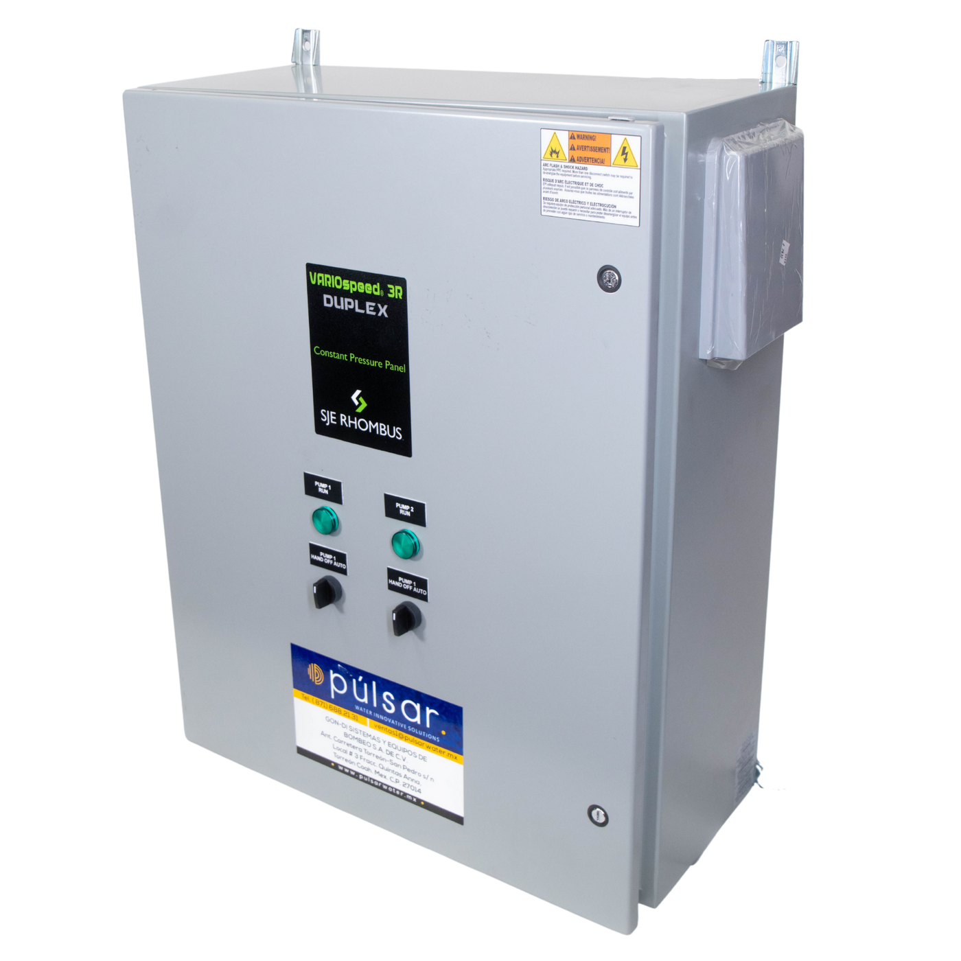 Tablero de Control con Variador Duplex para 2 Bombas de 15 o 20 HP 480 ...