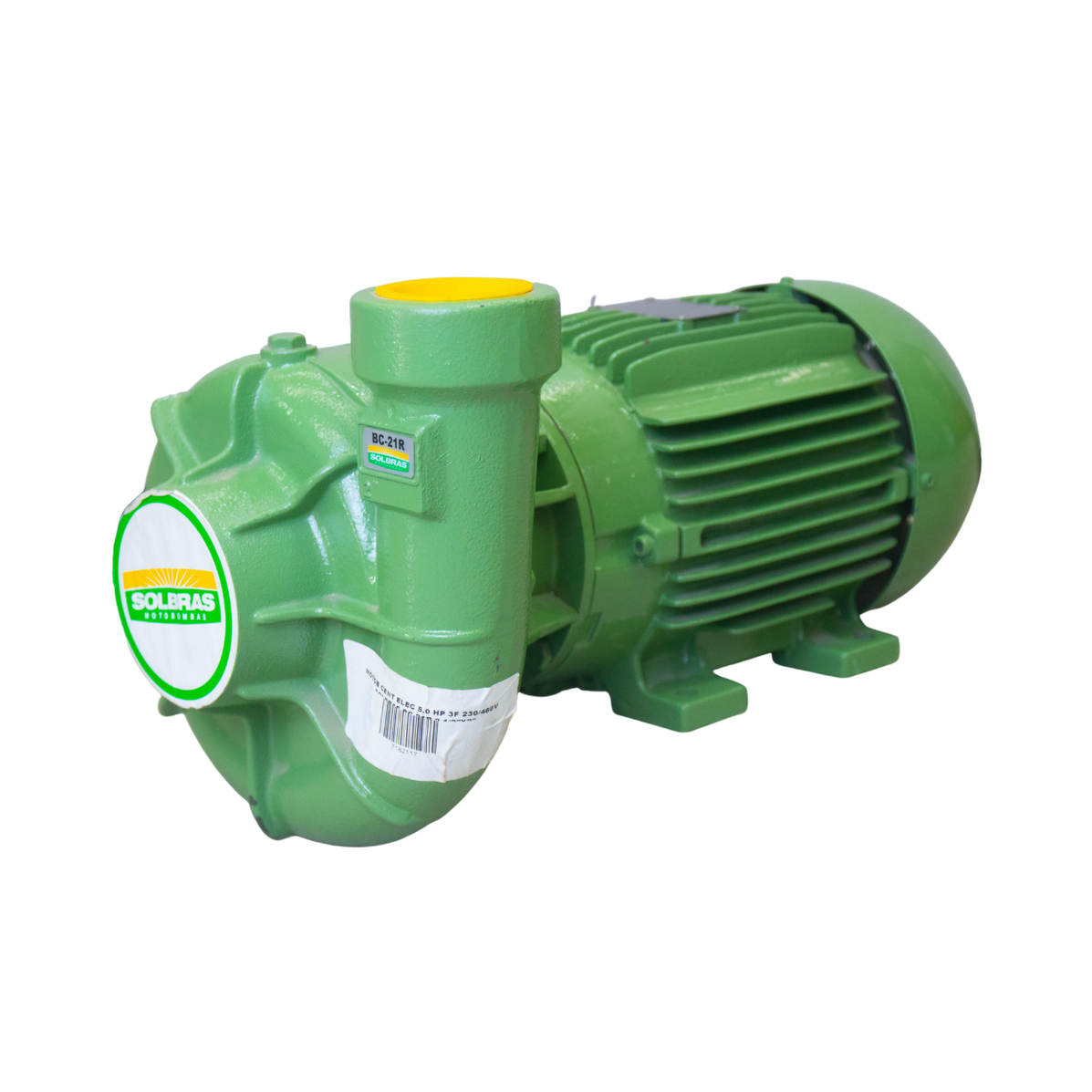 Bomba centrífuga de 5 HP 220/440V 3F 60Hz 2 1/2" x 2" SOLBRAS — Pulsar Water